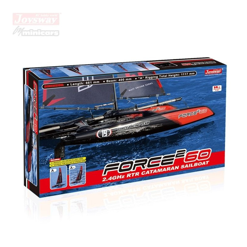 Force-2 60 Segelbåt Katamaran ARTR exkl. TX/RX